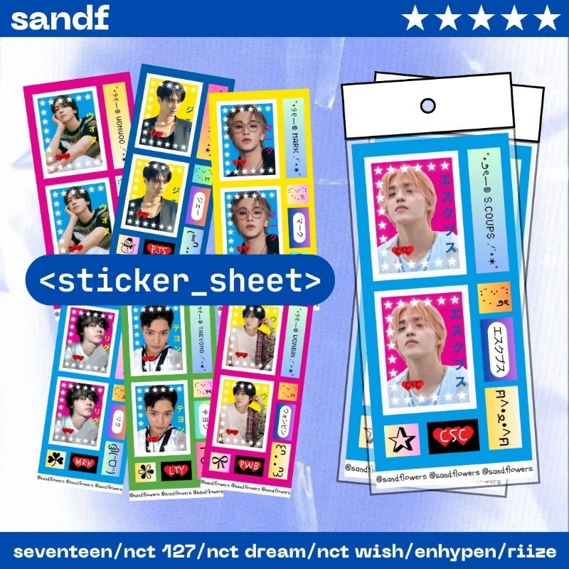 Sand Flowers - NCT 127 NCT Dream Sticker Sheet | Shopee Malaysia