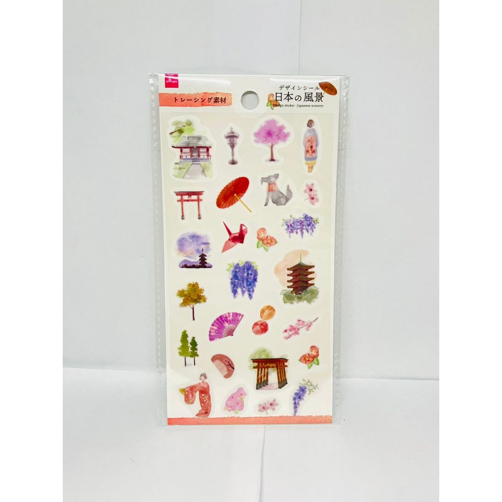 Daiso Design Sticker - Japanese Scenery | Shopee Malaysia