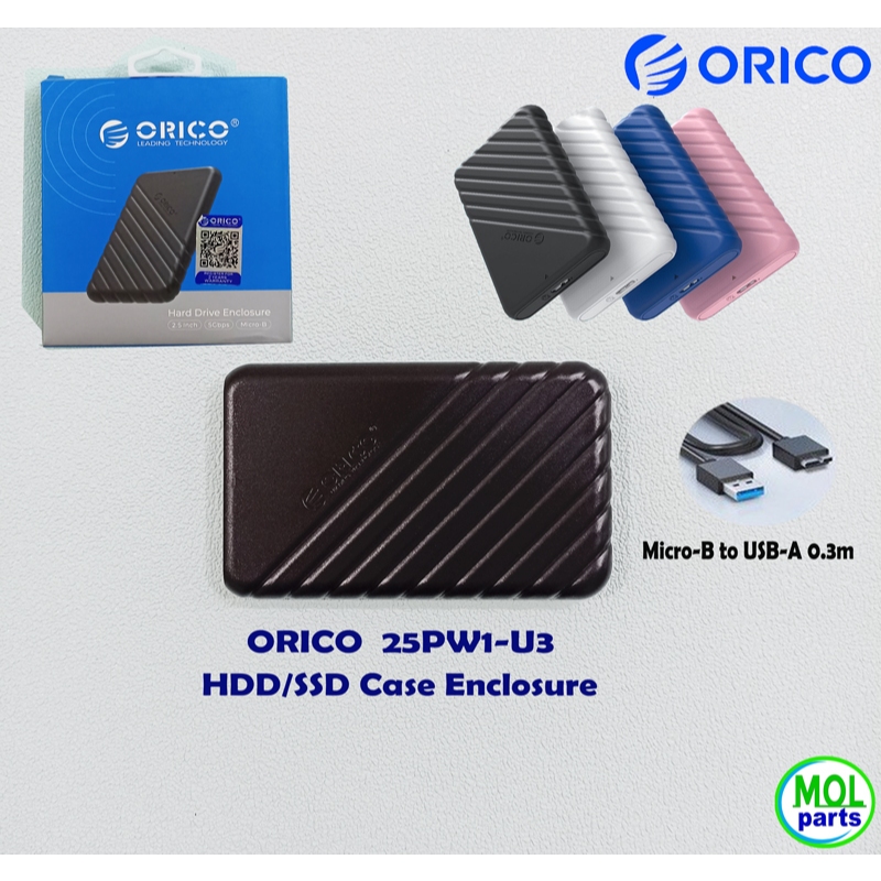 Orico 25PW1-U3 Hard Disk Casing External HDD Enclosure Case 2.5" USB 3. ...