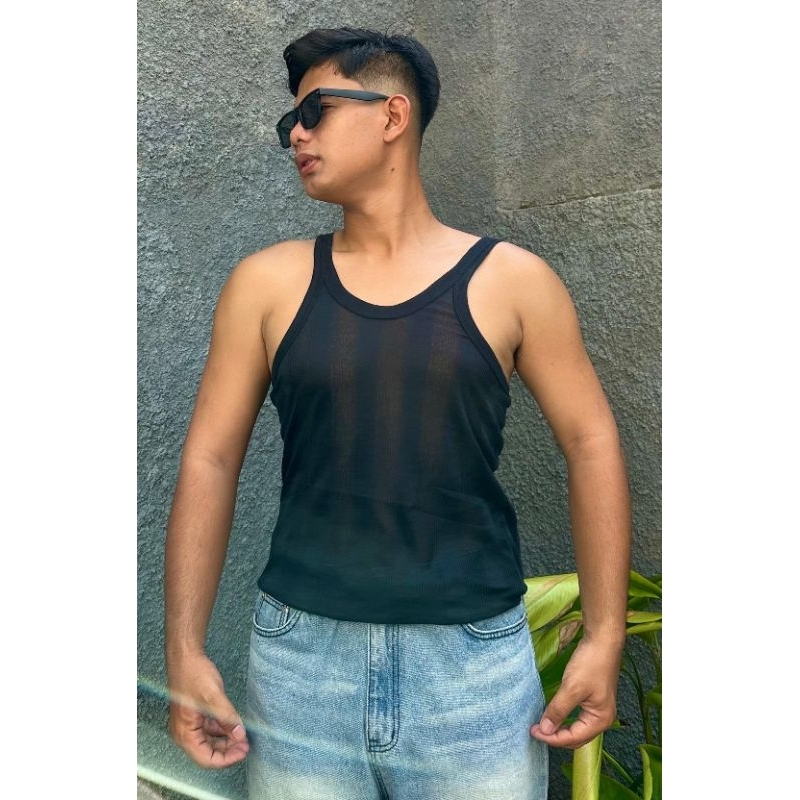 HITAM Black Series Premium Men's Singlet | Shopee Malaysia