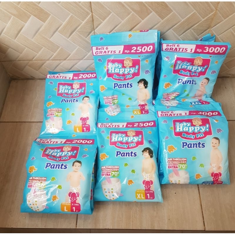 Baby happy sachet(6+1) | Shopee Malaysia