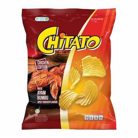Chitato SNACK POTATO CHIPS CHICKEN SPICY CHICKEN SEASONING 68g | Shopee ...