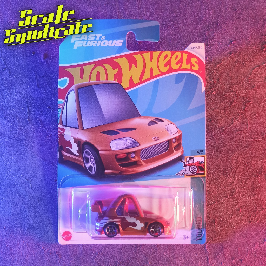 Hot WHEELS 94 TOYOTA SUPRA FNF (Orange - Tooned) | Shopee Malaysia