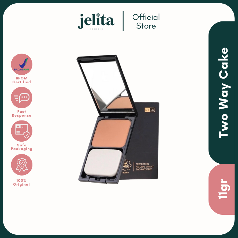 Jelita Cosmetics - Viva Queen Perfection Natural Bright Two Way Cake ...
