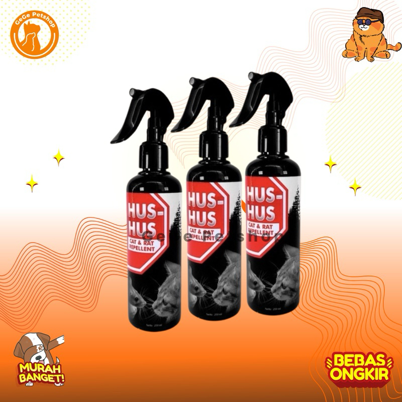 Hus HUS SPRAY - Random Anti-P Poop Cat Repellent | Shopee Malaysia