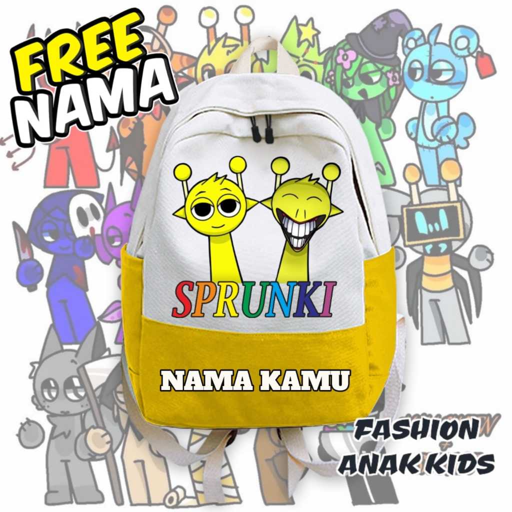 (FREE Name) SPRUNKI INCREDIBOX SIMON PRIMARY SCHOOL CHILDREN'S SCHOOL ...