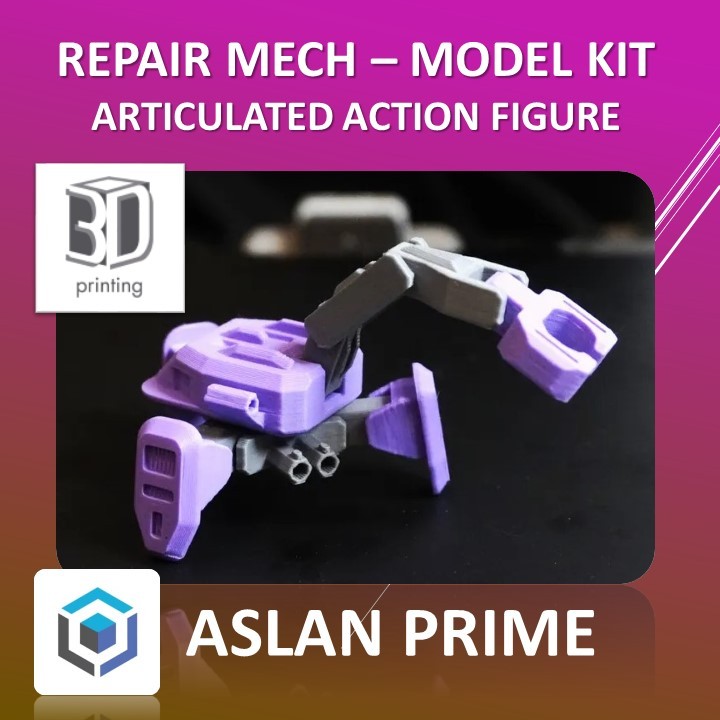 Repair MECH MECHA MODEL KIT POSEABLE JOINT ACTION FIGURE 3D Print ...