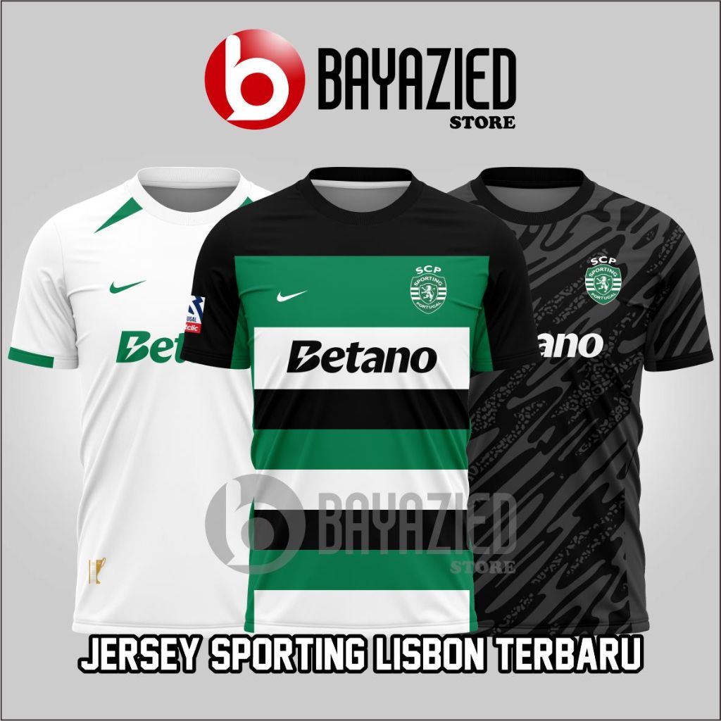 Latest 2025 Lisbon SCP Sporting Jersey | Shopee Malaysia