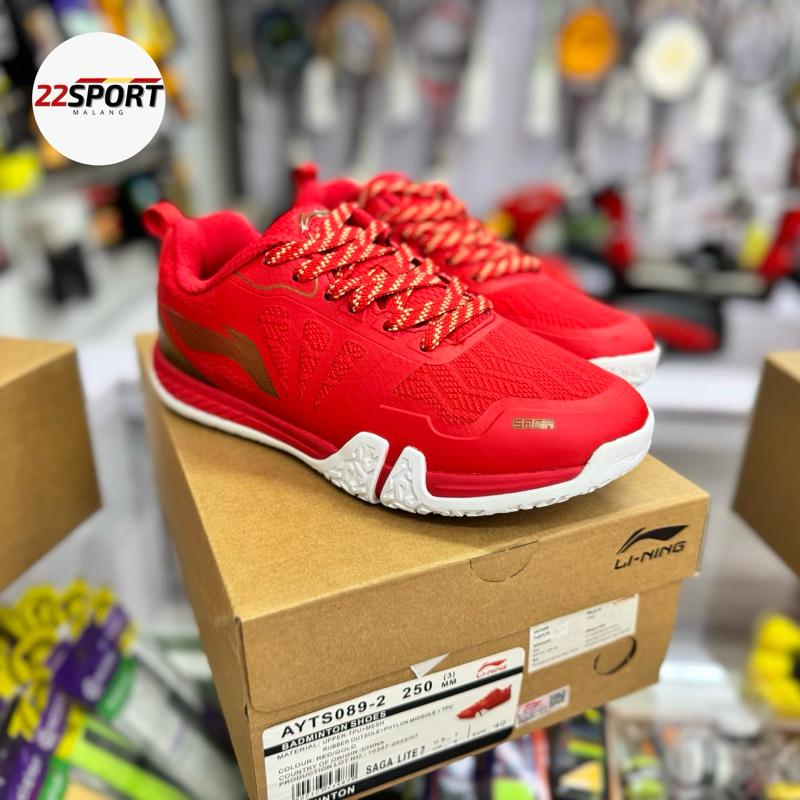 Original Li-Ning Saga Lite 7 Badminton Shoes | Shopee Malaysia