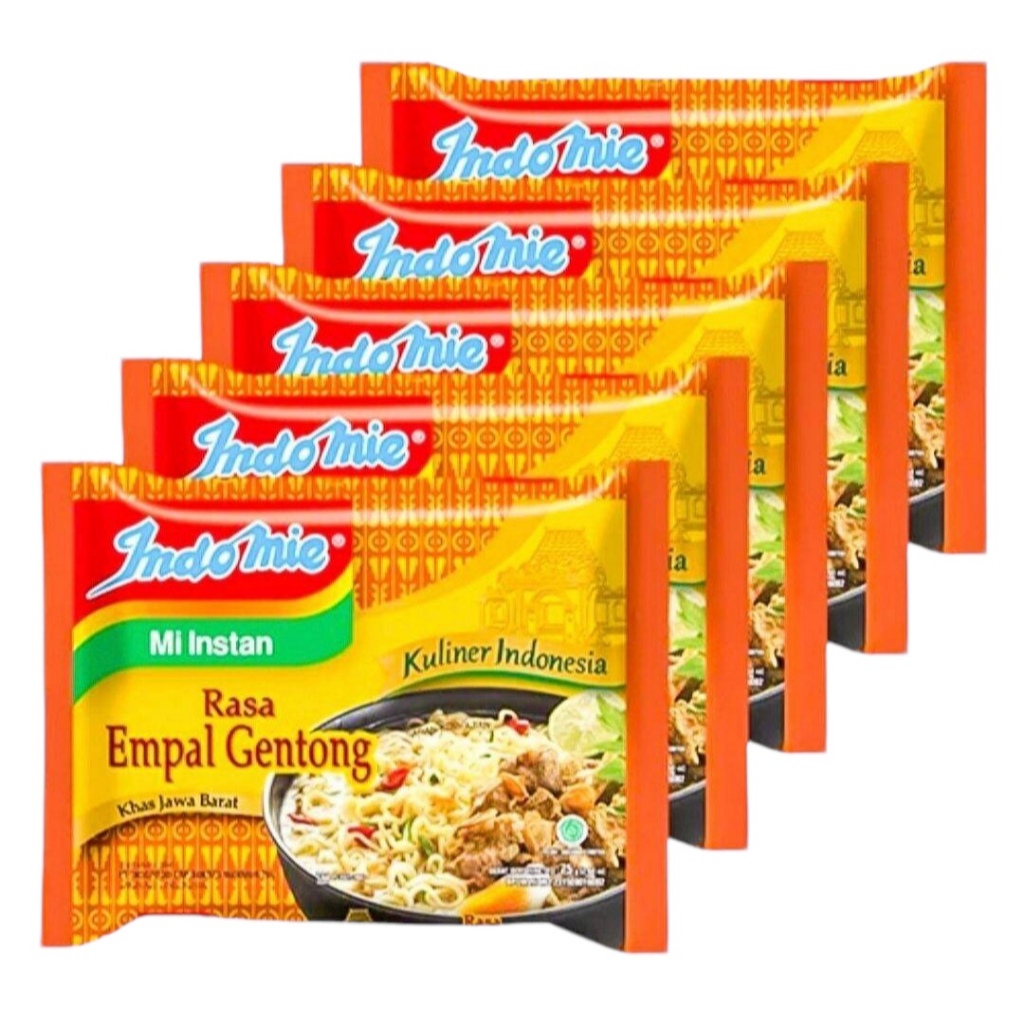 Indomie Indonesian Culinary Package Empal Gentong / Mie Shake (contains ...