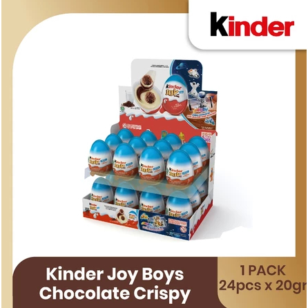 Kinder JOY BOYS/GIRL CHOCOLATE CRISPY 20gr, 1 BOX | Shopee Malaysia