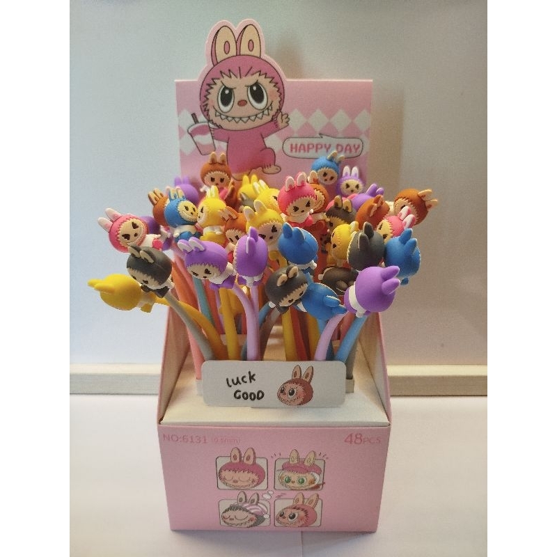 Rocking Elastic Labubu Pen || Letoi Pen || Inul Labubu Pens || Lotso ...