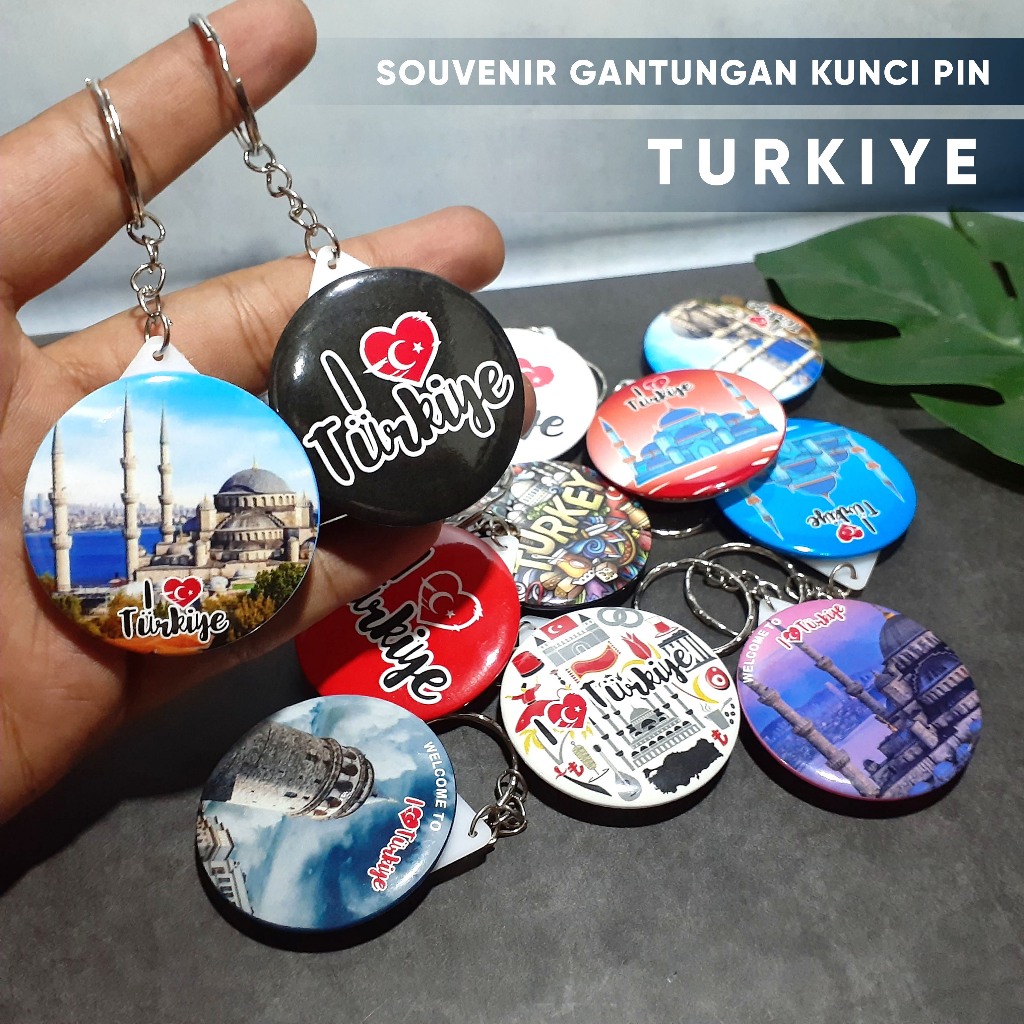 GANTUNGAN 50 PCS TURKEY Pin Keychain Souvenirs | Shopee Malaysia