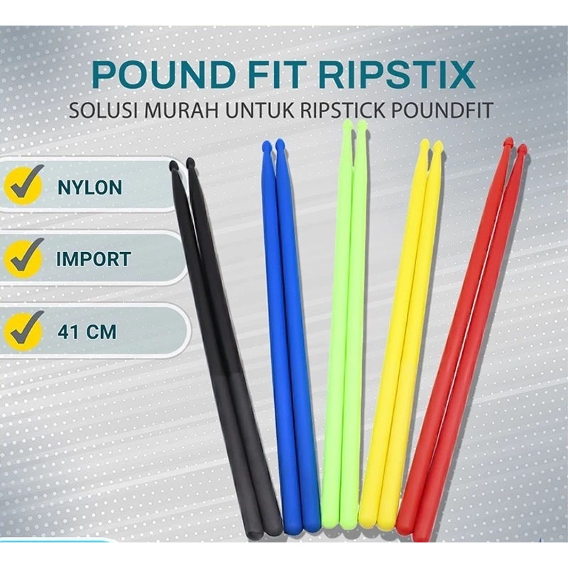 POUNDFIT STICK 5A NYLON / POUND FIT RIPSTIX / RIP STICK WORKOUT FROM ...