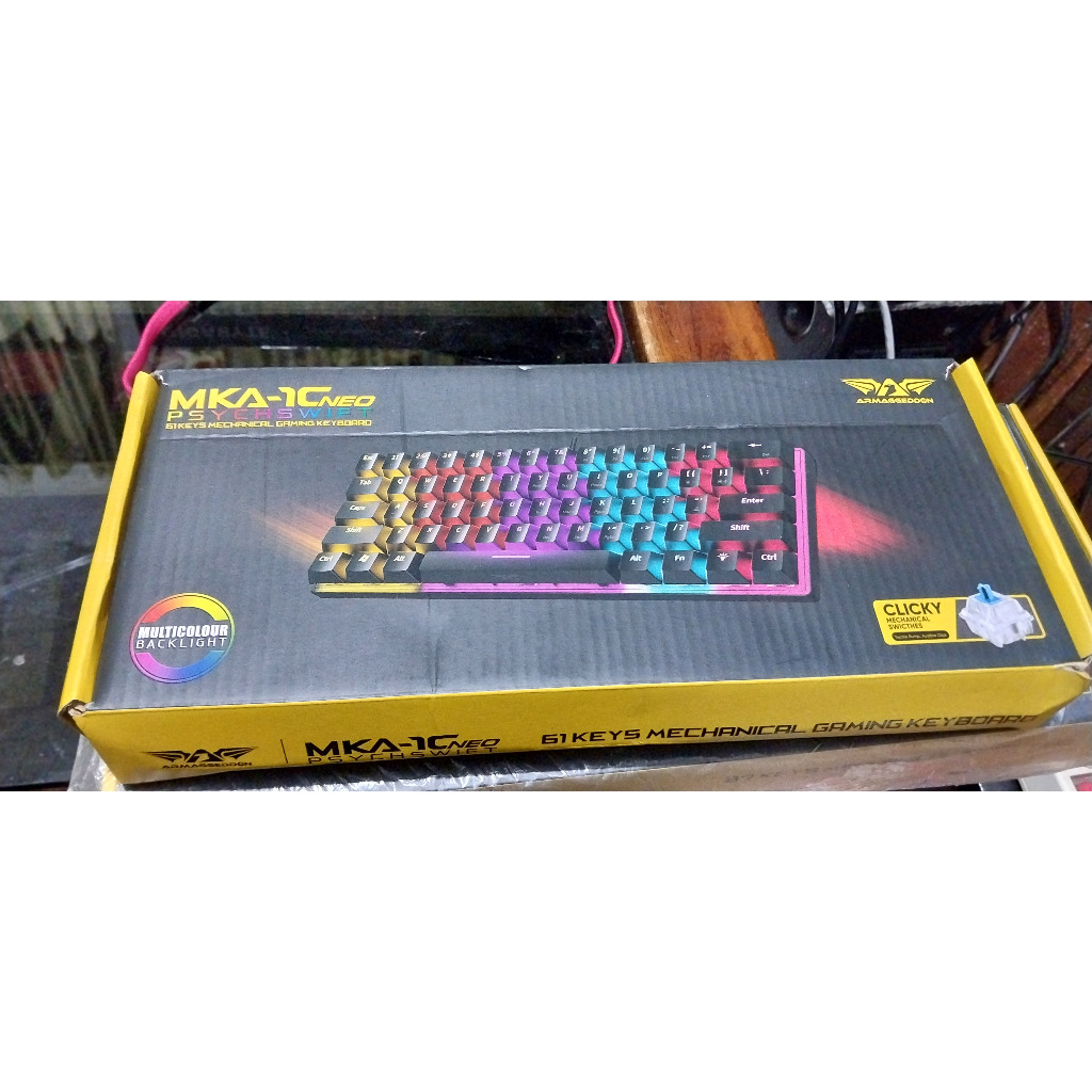 Armageddon MKA-1C Neo new Mechanical Gaming Keyboard | Shopee Malaysia