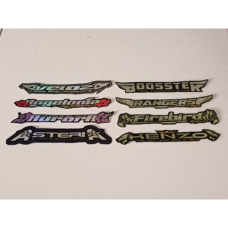 Bus sticker phd trans firebird rangers booster bismania laser cutting ...