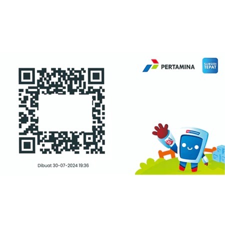 PERTAMINA QR BARCODE VINYL STICKER (SEND TO CHAT) | Shopee Malaysia