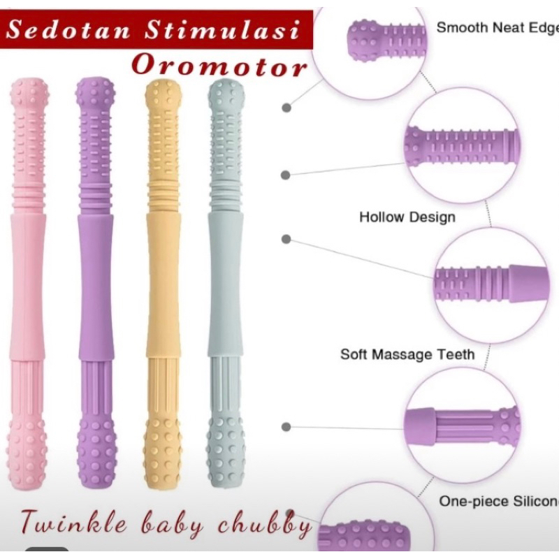 Oromotor Sensory TEETHER TOY Silicone sticks Oral Motor Tool for ...