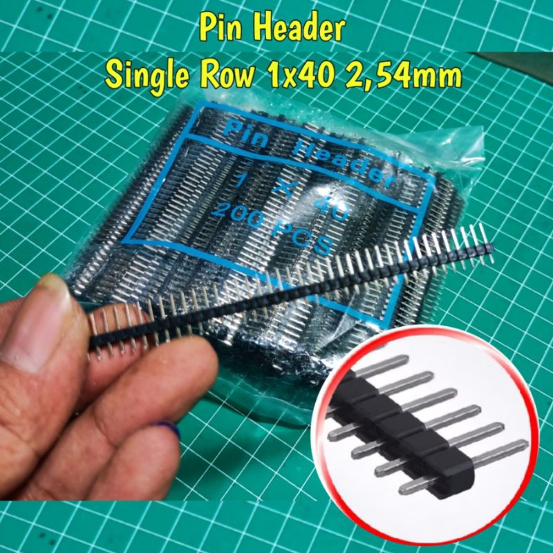 Single Row Male Header Pin 1x40 2.5mm | Shopee Malaysia