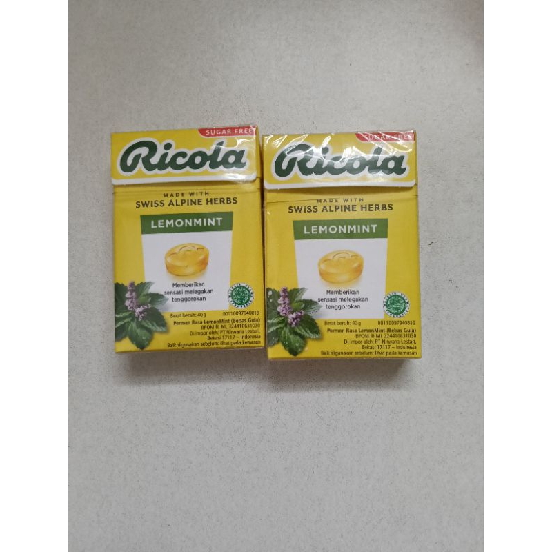 Ricola Sugar free throat lozenge 40gr | Shopee Malaysia