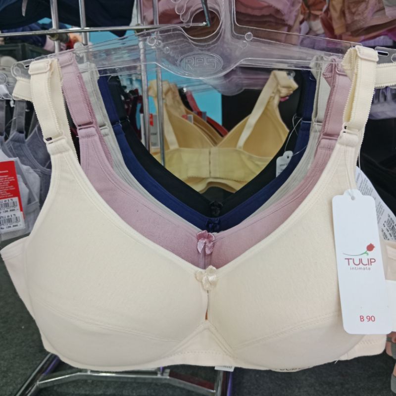 Tulip THIN FOAM COTTON BRA WITHOUT WIRE | Shopee Malaysia