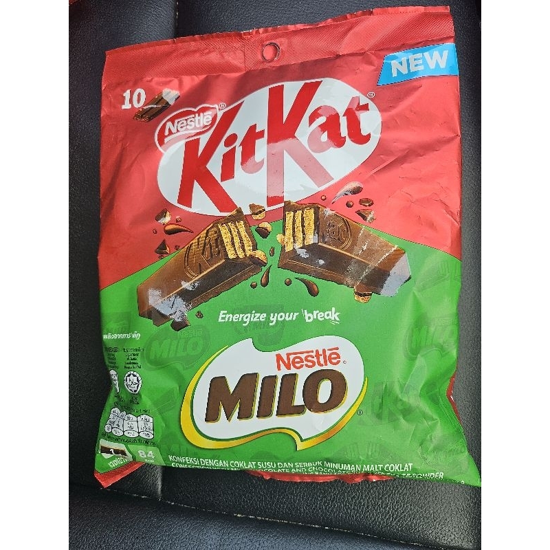 Chocolate Wafer Chocolate Kitkat milo_o new variant 1 pack 160 g (10x16 ...