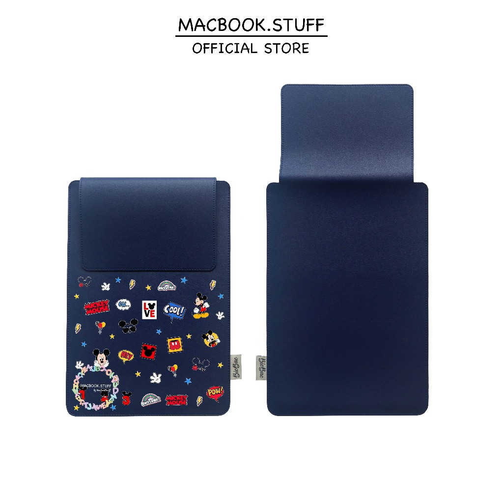 Custom PLTS MICKEY MOUSE UNIVERSAL LAPTOP BAG POUCH LEATHER SHAPE ...