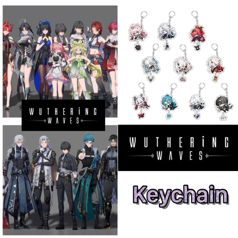 Wuthering Waves Keychain Collection Acrylic Keychain | Shopee Malaysia