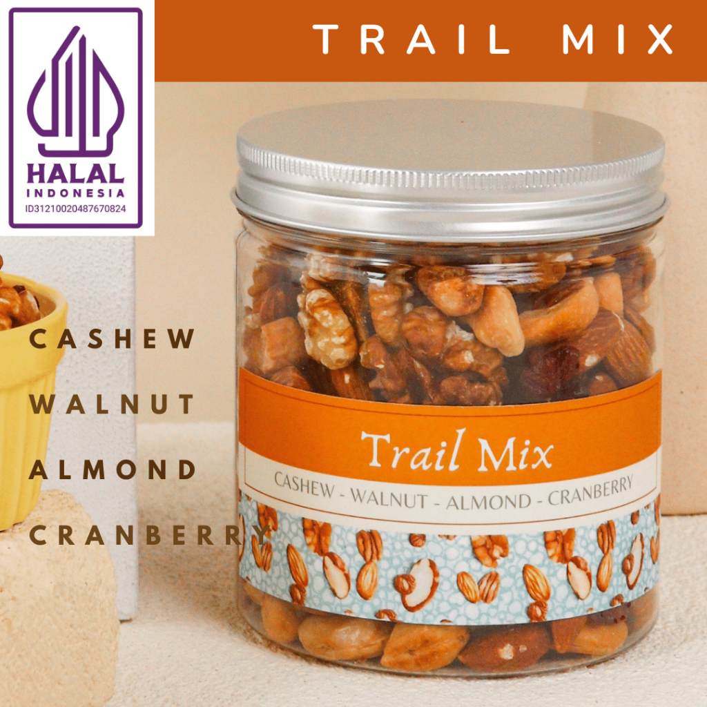 Trail MIX [HALAL] | Nuts almonds cashew walnut apricot cranberry vegan ...