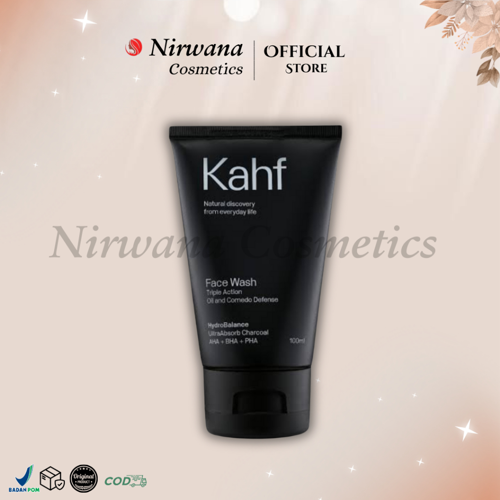 KAHF TRIPLE ACTION OIL AND COMEDO DEFENCE FACE WASH 100 ML | Shopee ...