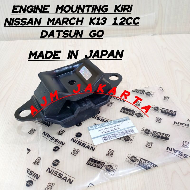 Left Engine mounting Nissan March K13 1.200cc Datsun go original japan ...