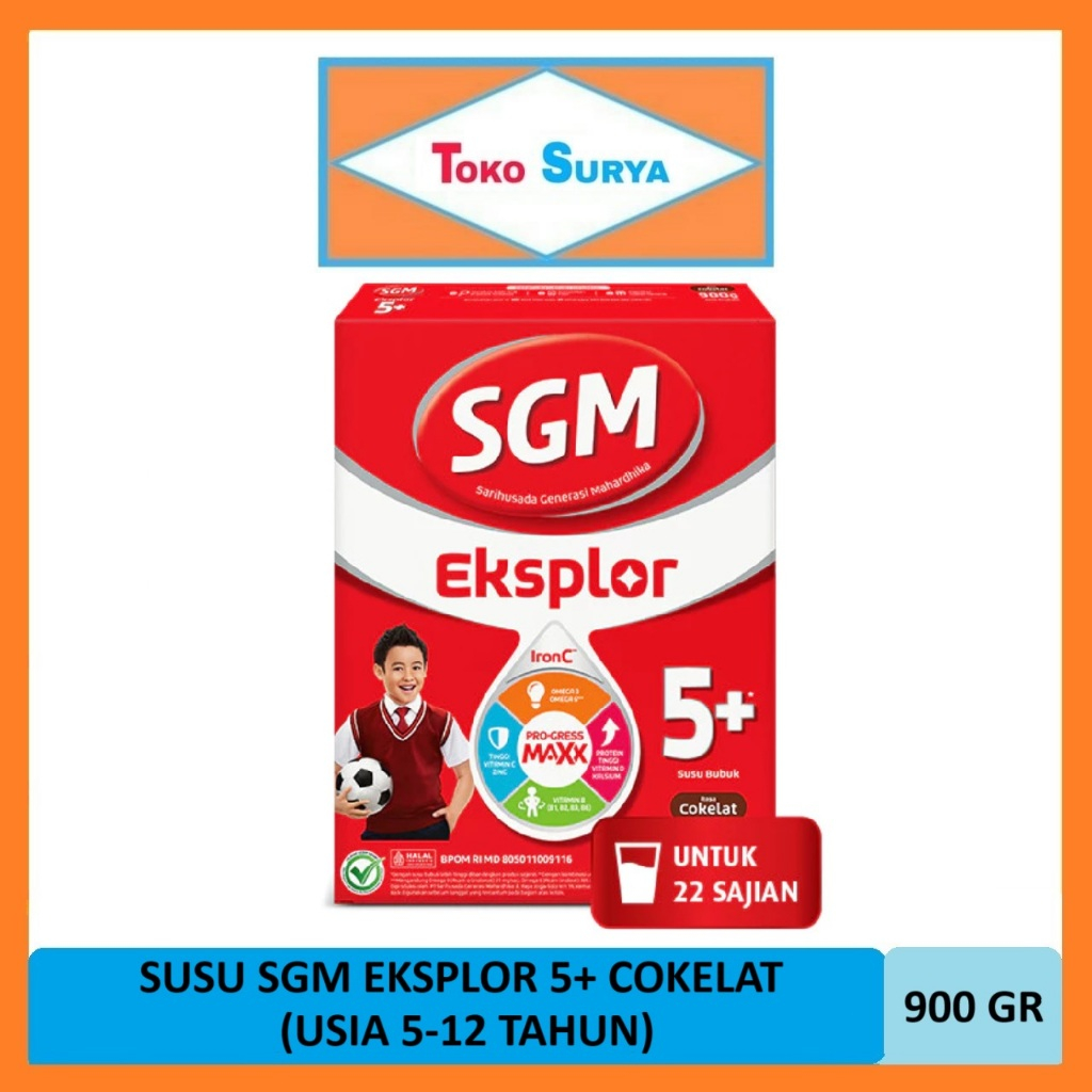 SGM Eksplor 5+ Chocolate Ages 5-12 Years Powdered Growth Milk for ...