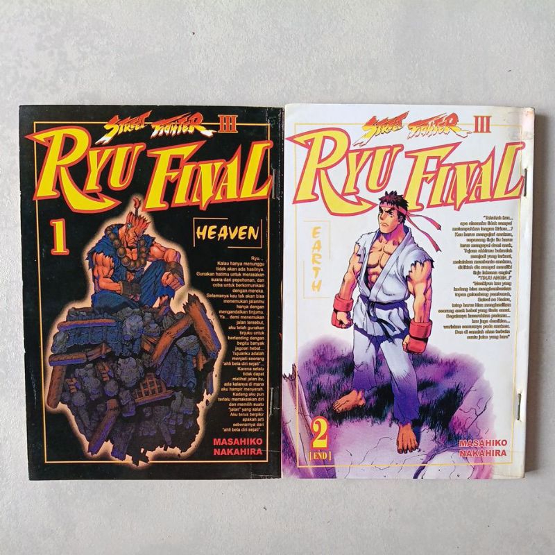 Comic street fighter III Ryu final 1-2 end | Shopee Malaysia