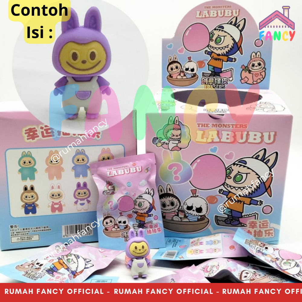 1[1 PCS] GACHA LABUBU CAPYBARA BLIND BOX Stip CUTE SACHET PACKAGING ...