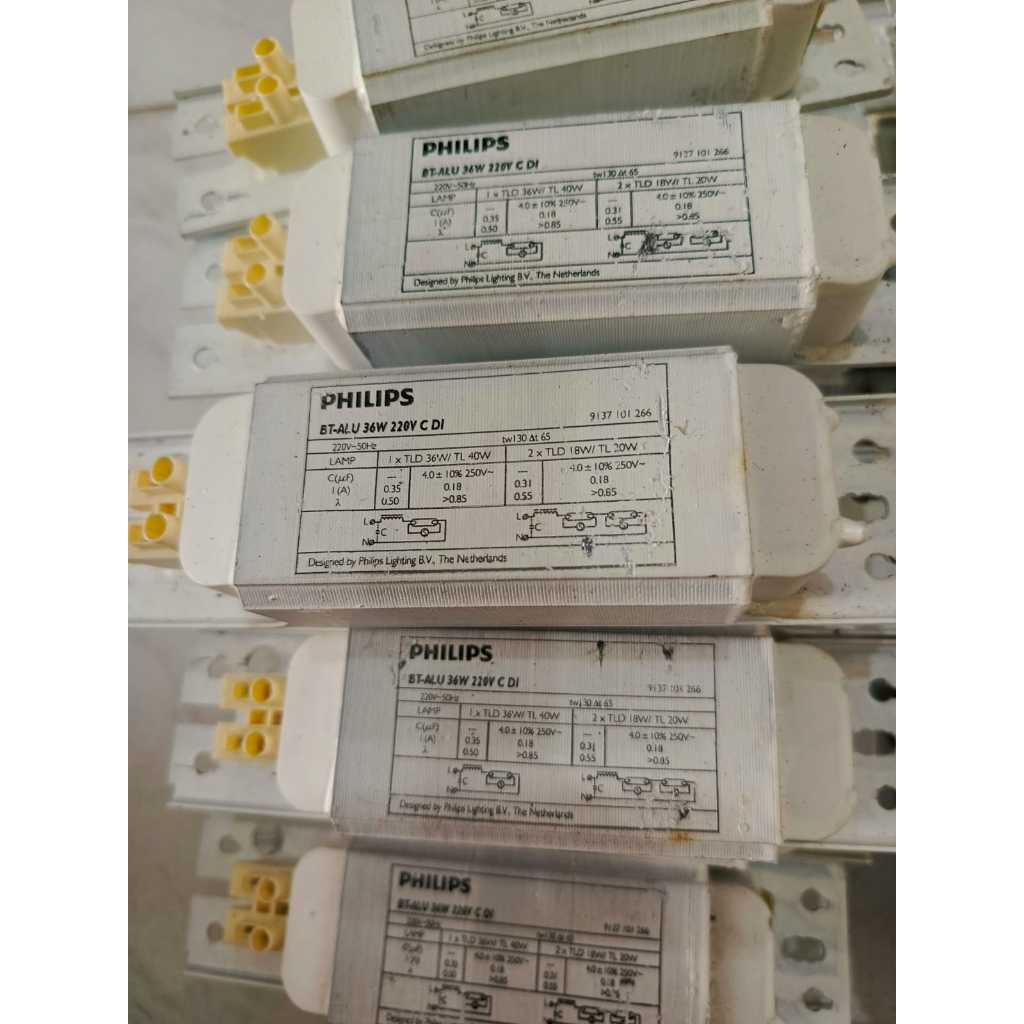 Ballast PHILIPS BTA 18/36W 220V C DI / PHILIPS BTA TRANSFORMER / BALLAST TL-D LAMP ORIGINAL ...