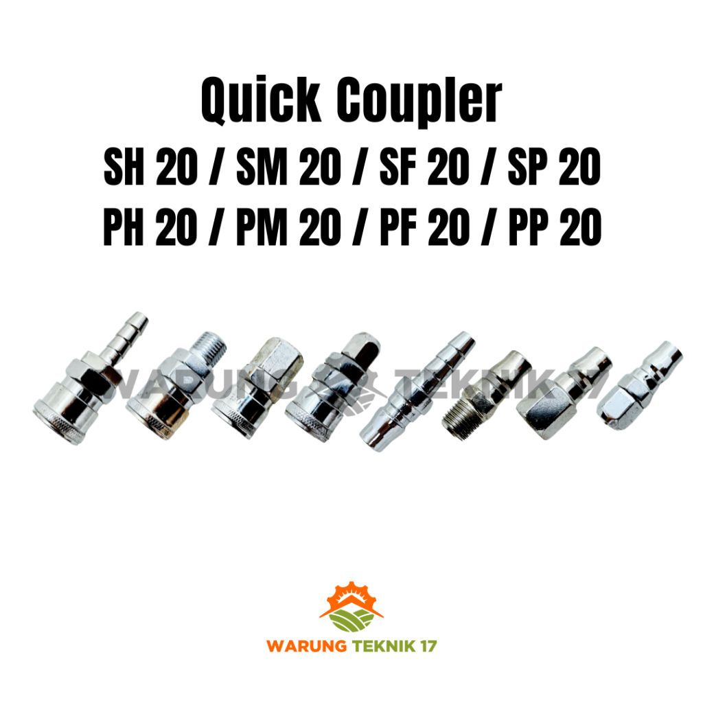 Quick Coupler Wind Hose Connection SH20 / SM20 / SF20 / SP20 / PH20 ...