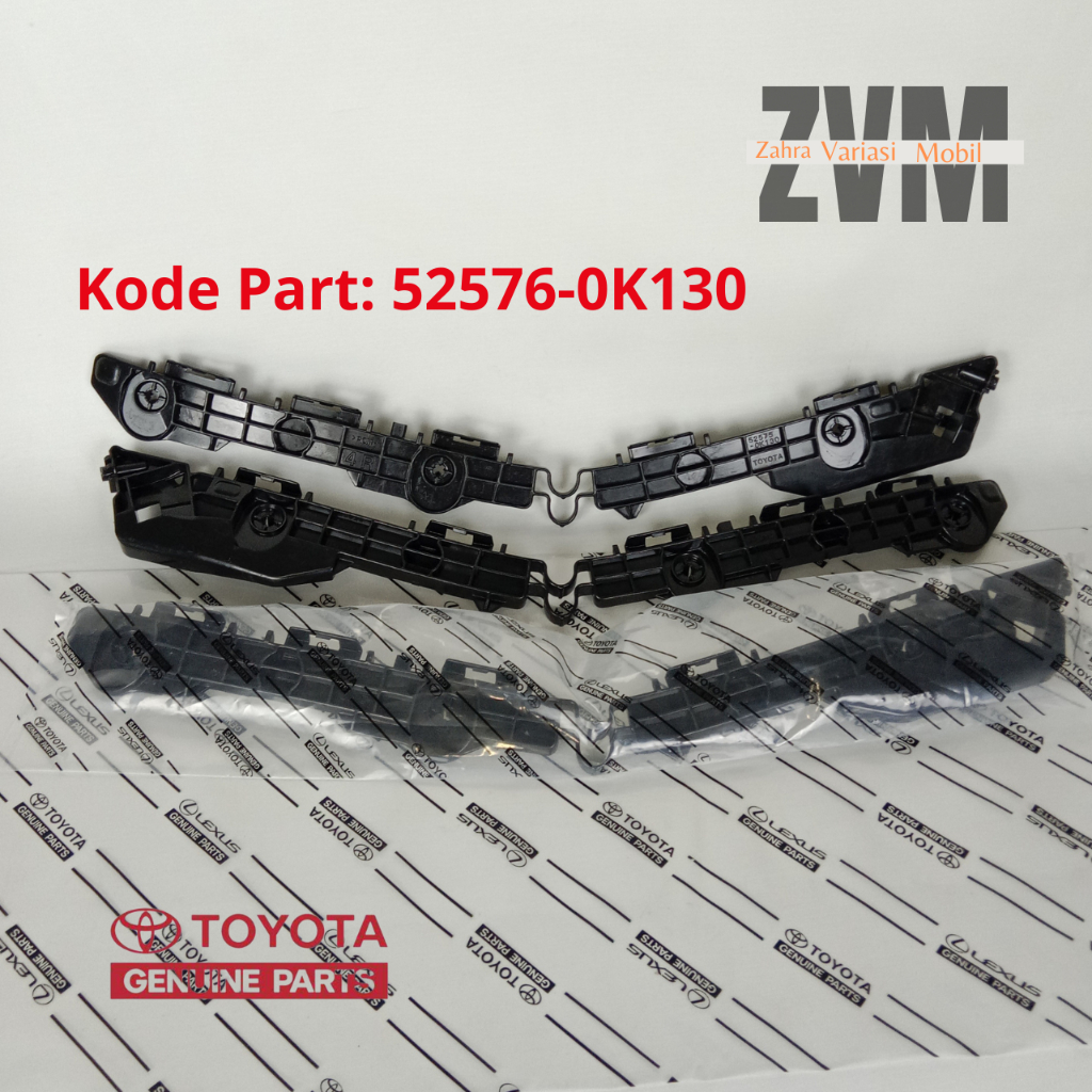 Original Toyota Fortuner VRZ 2016-2024 Rear Bumper Breket part: 52576 ...