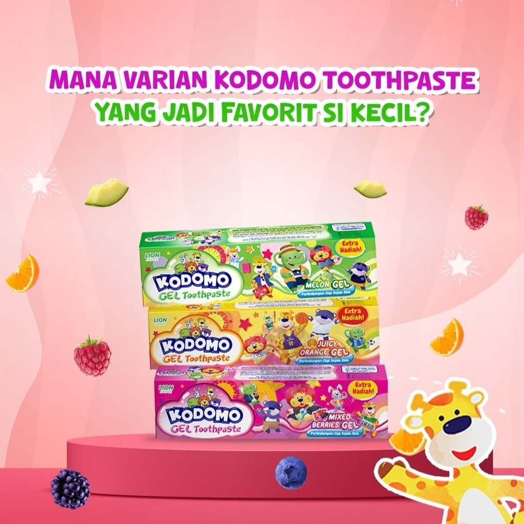 Kodomo Toothpaste Tube 45gr - Children's Toothpaste | Kodomo Children's ...