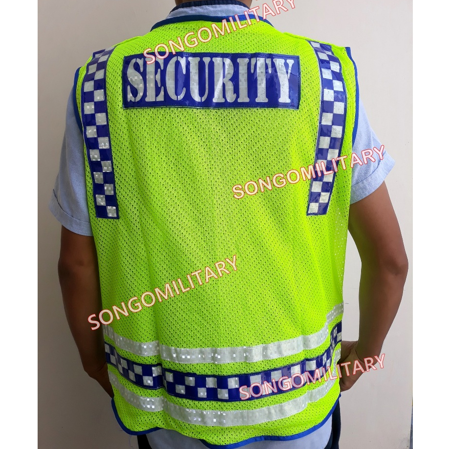 Sm Security Guard Vest / K3 Security Guard Vest / Security Work Vest ...
