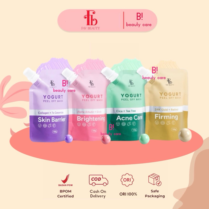[READY Ready TO SEND] FAV Beauty Yogurt Peel Off Mask | Acne Care Skin ...