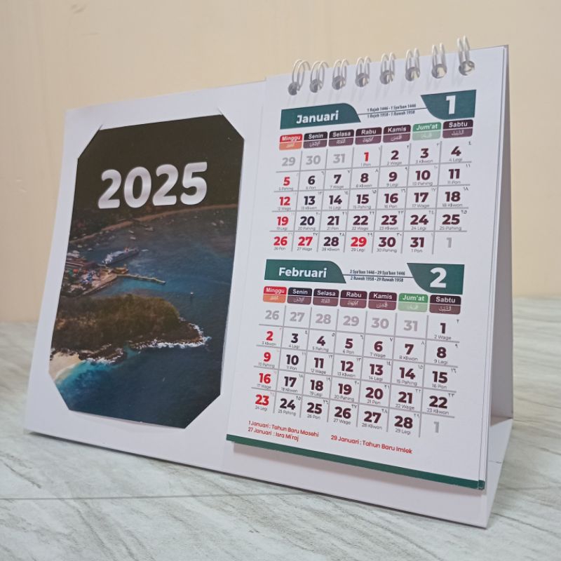 2025 TABLE CALENDAR (image can be removed) | Shopee Malaysia