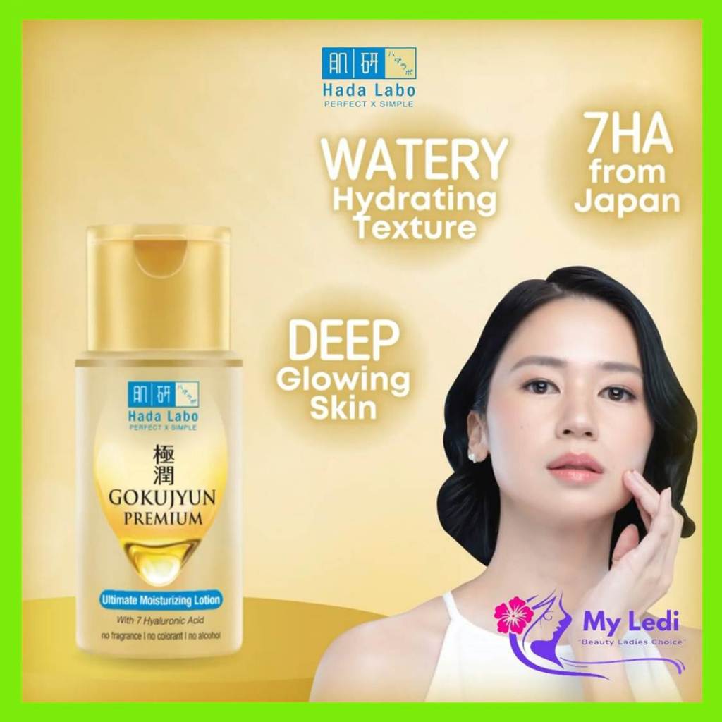Hada Labo Gokujyun Premium Ultimate Moisturizing Lotion 100ml - Hadalabo Hydrating Toner ...