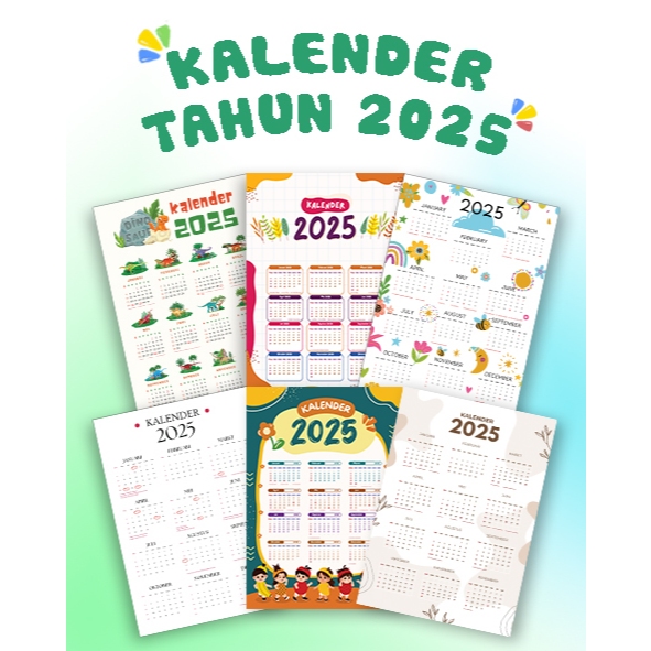 2025 Wall Calendar A3 Children's Theme & Simple Theme / A3 Wall ...