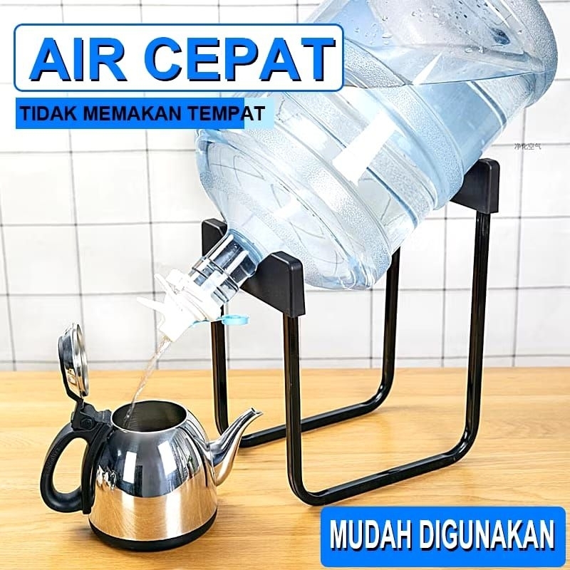 Gallon Rack U Stand Beverage Stand Iron Gallon Feet + Faucet | Shopee ...