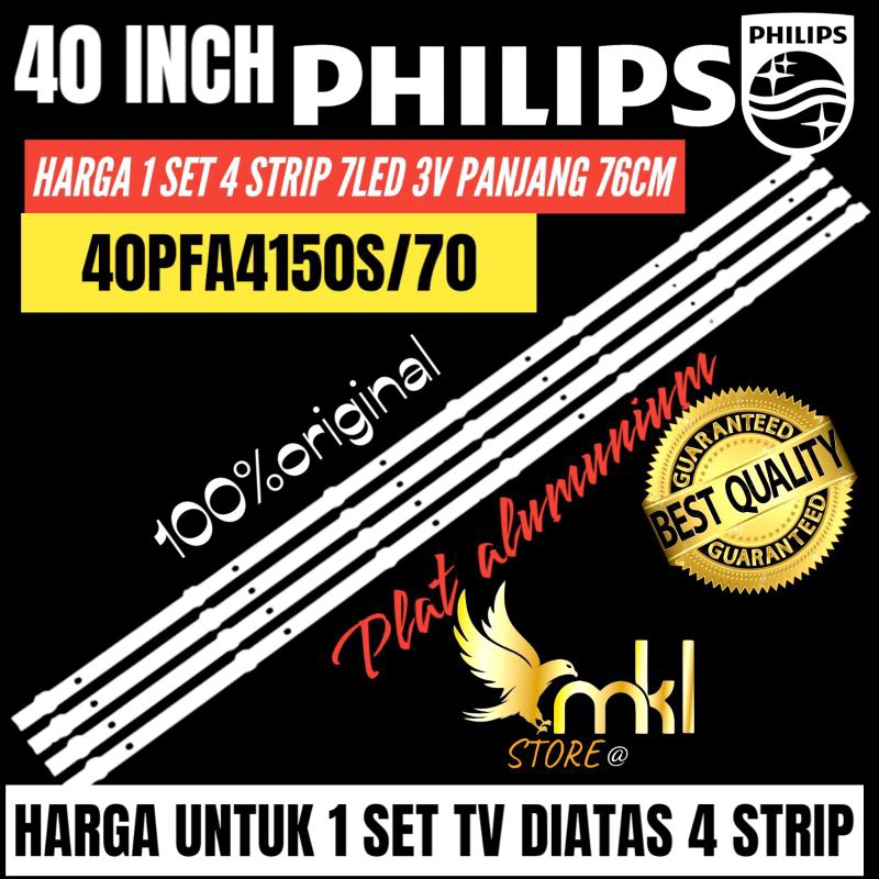 Phillips 40 INCH LED TV BACKLIGHT 40PFA4150S/70 PHILLIPS 40 INCH TV ...