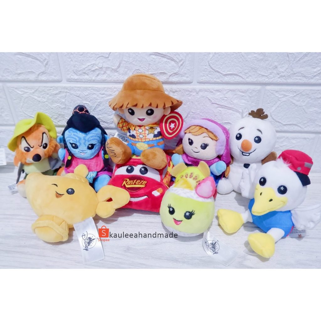 Disney Wishables Donald Duck Olaf Anna Avatar Aladdin Car Brer Fox from ...