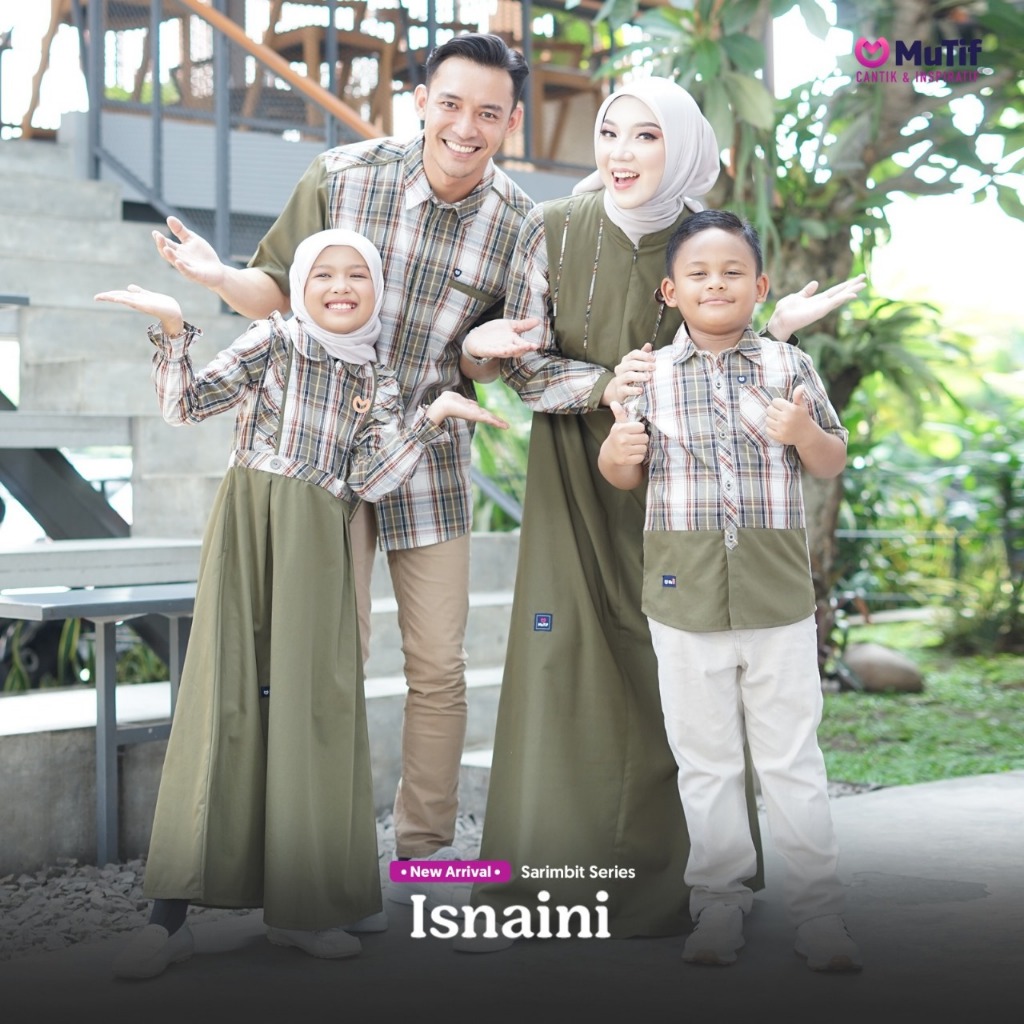 (READY)SARIMBIT Mutif FAMILY2025 ISNAINI & FAHIZI OLIVE NIGHT | Shopee ...