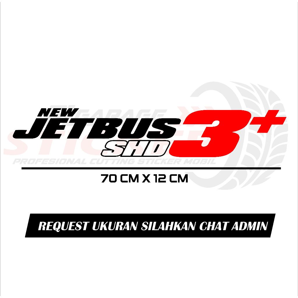 Latest sticker request sticker jetbus3+ sticker list jetbus3+ | Shopee ...