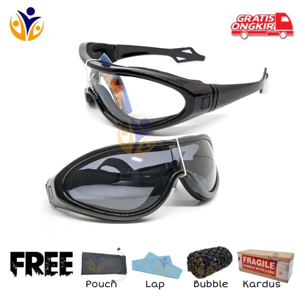 Ppe goggles safety goggles with rubber windshield | Shopee Malaysia