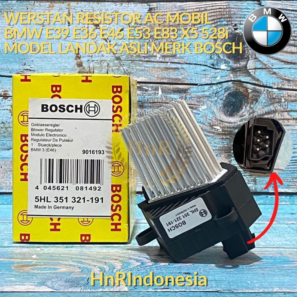 Werstan Car AC Hedgehog Blower Resistor BMW E39 E36 E46 E53 E83 X5 528i ...